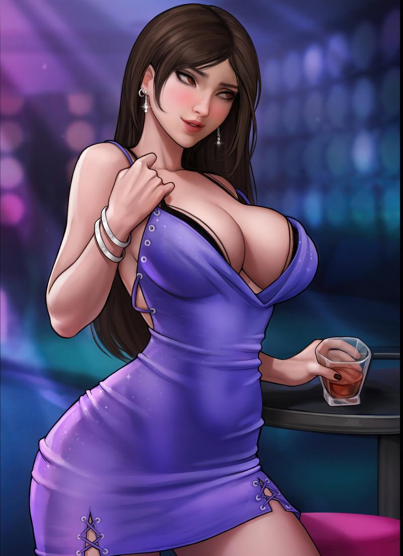 BuyTifa Is Clubbing - Aroma Sensei Metal Poster